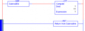 How to pass parameters to subroutines in the ControlLogix processor.