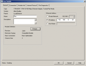 Adding Remote I/O over Ethernet to a ControlLogix system.