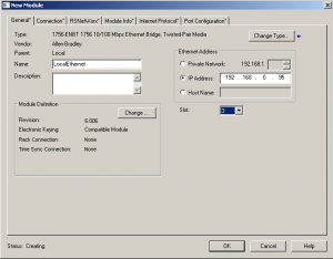 Adding Remote I/O over Ethernet to a ControlLogix system.