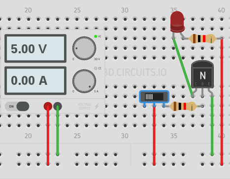 The meaning, use, and wiring diagram for a transistor.