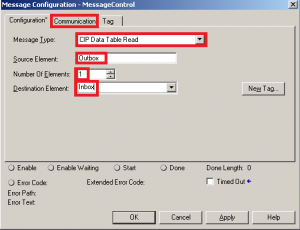 ControlLogix Messaging (MSG) Instruction