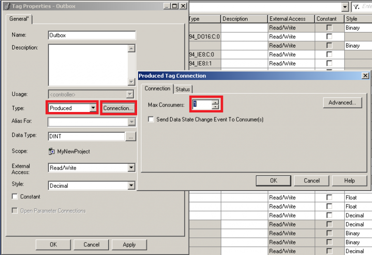 ControlLogix Producer Consumer Model
