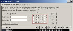 Configuring FactoryTalk Security, and adding the Login and Logout buttons