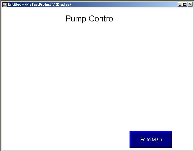 FactoryTalk View ME Navigation -- Set up navigation between displays.