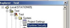 Configuring FactoryTalk Security, and adding the Login and Logout buttons