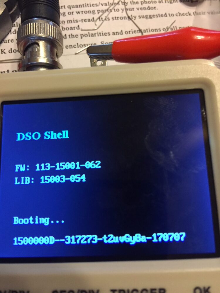 DSO150 Oscilloscope -- Overview of assembly, and review of operation.