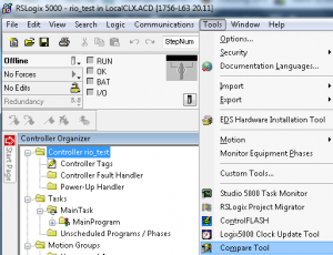 Using the Studio 5000 Project compare utility to compare the ...