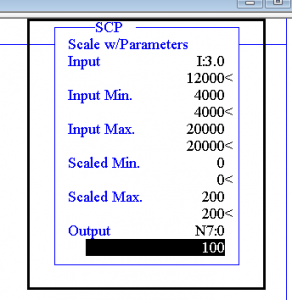 Scale With Parameters (SCP) for the SLC-500 -- Bryce Automation