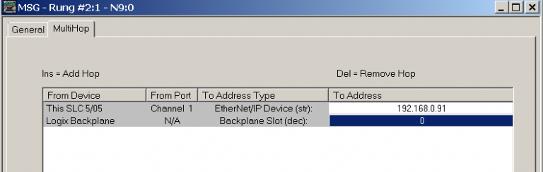 SLC to ControlLogix Messaging - Bryce Automation