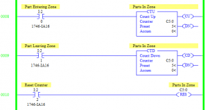 Counters in the SLC-500 -- Count up (CTU), and Count Down (CTD).