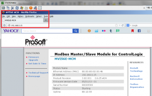 ControlLogix Modbus (MVI56E)-- Configuring the Prosoft Module