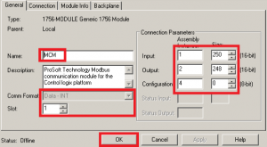 ControlLogix Modbus (MVI56E)-- Configuring the Prosoft Module