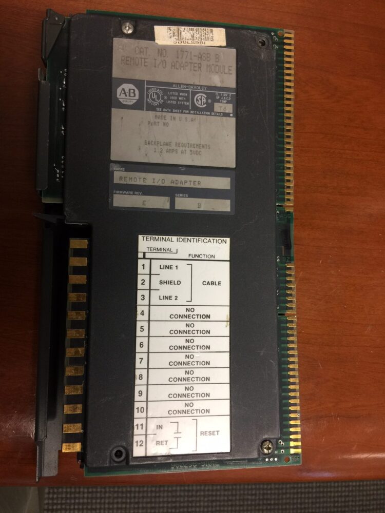 PLC-5 1771-ASB Remote I/O Adapter -- Configuration and Troubleshooting