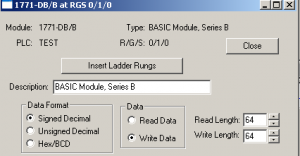 Configuration and setup of PLC-5 Block Transfer Instructions