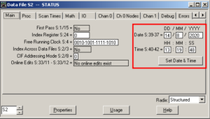 SLC-500 Clock (Processor Status File) - Bryce Automation