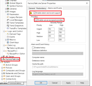 FactoryTalk View SE Alarms (Setup and Configuration) - Bryce Automation