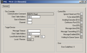 SLC-500 Messaging (MSG Command) - Bryce Automation