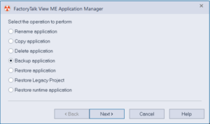FactoryTalk View ME Backup - Bryce Automation