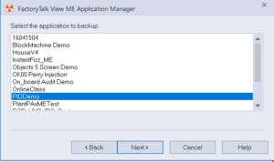 FactoryTalk View ME Backup - Bryce Automation
